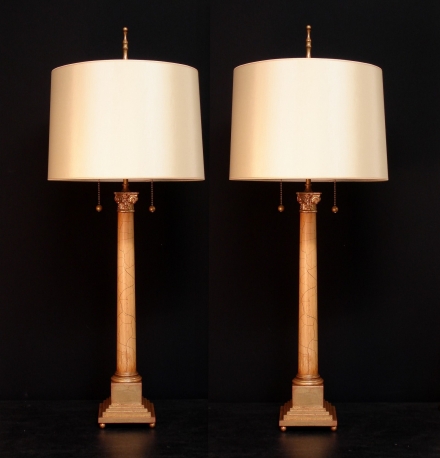 Traditional | Table lamps tall Corinthian Column - Empel Collections